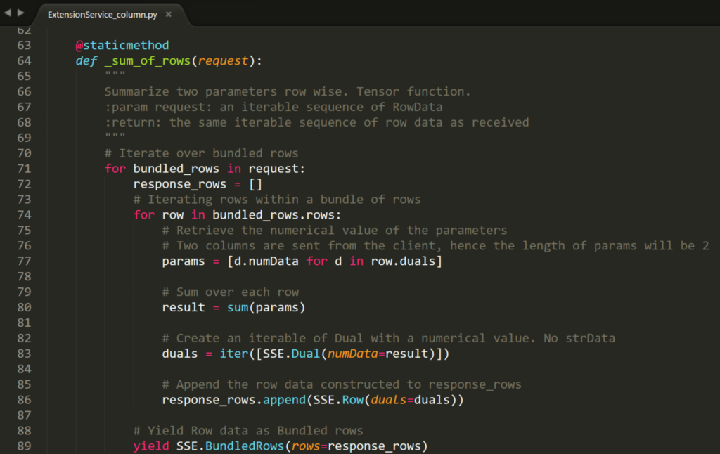Qlik Sense Server Side Extensions Part 2/3: A Simple Example Plugin