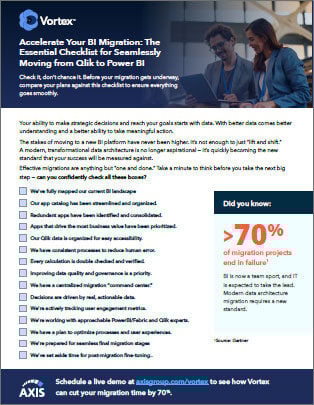 Vortex Automated BI Migration